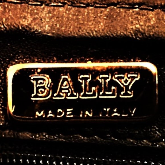 Bally | Bags | Bally Leather Trimmed Shoulder Bag | Poshmark